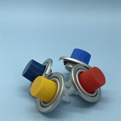China Butane Gas Aerosol Valve with Leak-Proof Sealing Technology, One Inch Size, and Chemical-Resistant Materials for Cassette Stoves for sale
