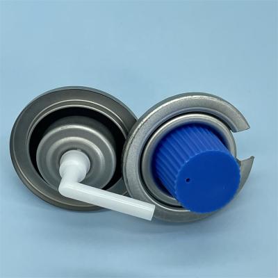 China Butane Gas Aerosol Valve for Lighter Gas Refill Cans and Portable Gas Cartridges for sale