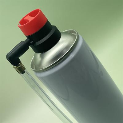 China Automotive Tire Puncture Repair Spray Valve with Precision Nozzle for Emergency Maintenance for sale