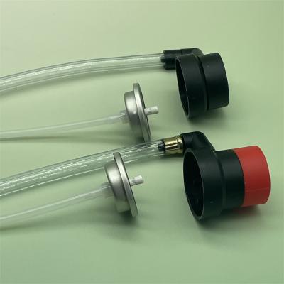 China Reliable 1-Inch Tire Inflator Valve for Instant Aerosol Repair Solutions for sale