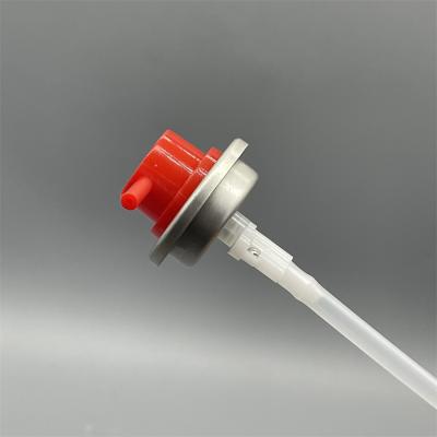 China 1-Inch 360-Degree Aerosol Valve with Continuous Spray System for All-Position Dispensing and Leak-Proof Seal for sale
