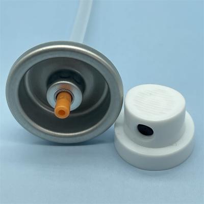 China Aerosol Shaving Foam Valve with Compressed Gas Compatible Rich Lather Nozzle and Leak-Proof Seal for sale