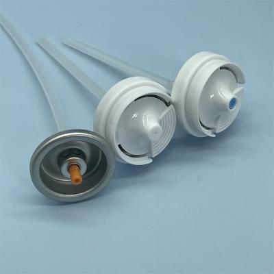 China Corrosion-Resistant Antibacterial Aerosol Valve with Wide-Mist Nozzle and Leak-Proof Design for Hygienic Surface Disinfection for sale