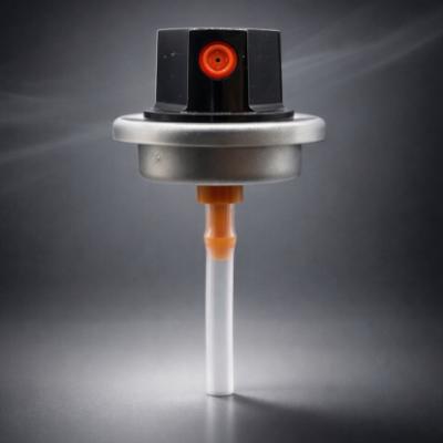 China Advanced Color-Finished Male Aerosol Paint Valve with Reliable Sealing for sale