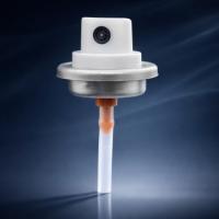 China Premium Color-Coated Male Aerosol Paint Valve with Actuator for sale