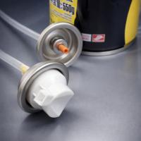 China High-Adhesion Foam Cleaner Aerosol Valve with Protective Cap Set for sale