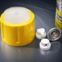 China High-Adhesion Foam Cleaner Aerosol Valve with Protective Cap Set for sale