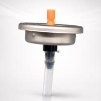China One-inch Tinplate Aerosol Valve with BOV Compatibility for Controlled Oxygen Spray for sale