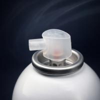 China One-inch Tinplate Aerosol Valve with BOV Compatibility for Controlled Oxygen Spray for sale