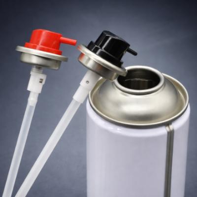 China One Inch Metal Tinplate Aerosol Valve for 360° Multi-Position Spray in Any Direction for sale