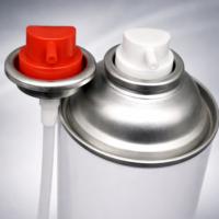China 360° Spray Valve with Metal Tinplate Construction for Multi-Position Aerosol Dispensing for sale