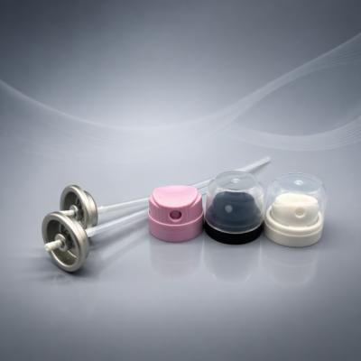 China One-inch Clog-resistant Portable Aerosol Valve for Dry Shampoo and Powder Spray Applications for sale
