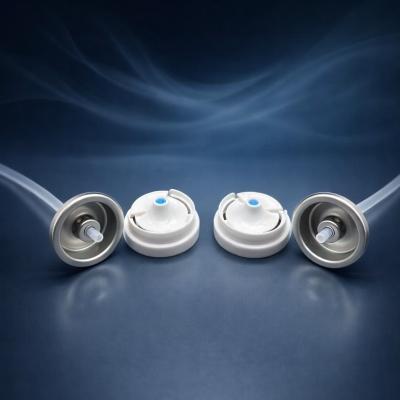 China Antibacterial Aerosol Valve with Leak-Proof Compact Design and Wide-Mist Nozzle for High Chemical Resistance for sale