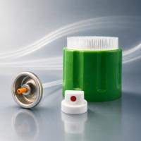 China Premium Foam Cleaner Aerosol Valve and Cap System with Dense Foam Output, Secure Cap Protection, and Surface Retention Support for sale