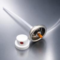 China Premium Foam Cleaner Aerosol Valve and Cap System with Dense Foam Output, Secure Cap Protection, and Surface Retention Support for sale