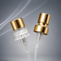 China Gold-Plated Perfume Pump with Micro-Fine Mist Technology for Silky-Smooth Actuation for sale