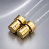 China Gold-Plated Perfume Pump with Micro-Fine Mist Technology for Silky-Smooth Actuation for sale