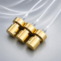 China Golden Finish Perfume Pump with Micro-Fine Mist Technology and Secure Crimp Seal for Luxury Fragrances for sale