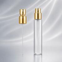 China Golden Finish Perfume Pump with Micro-Fine Mist Technology and Secure Crimp Seal for Luxury Fragrances for sale