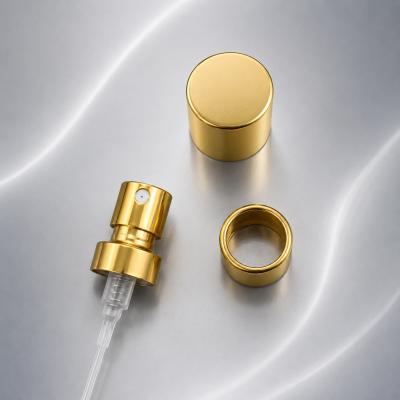 China Gold-Plated Perfume Pump with Micro-Fine Mist Technology for Silky-Smooth Actuation for sale
