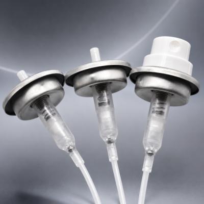 China 0.15cc Output Tinplate Material Fine Mist Dispensing Aerosol Valve for Controlled Spray Packaging for sale