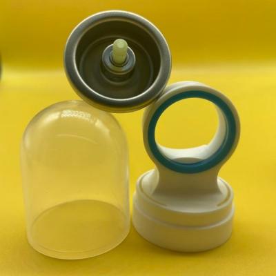 China Anti-Clog Sunscreen Aerosol Valve with Precision Orifice Design and Leak-Proof Performance for Viscous Lotions for sale