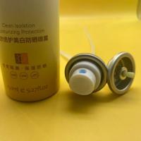 China Anti-Clog Sunscreen Aerosol Valve with Precision Orifice Design and Leak-Proof Performance for Viscous Lotions for sale
