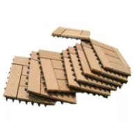 China Corrosion Resistant WPC Click Decking 3.5mm-8mm WPC Garden Tiles SGS for sale