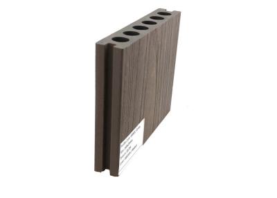 China Anti Slip WPC Hollow Decking Wood Grain Hollow PVC Decking REACH for sale