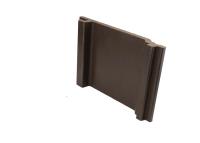 China Level B1 WPC Fence Panels 1.85m WPC Fence Wood Plastic WPC Board Alu Pole for sale