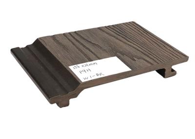 China Wood Plastic Composite Tiles 101X146X23.4mm WPC Tile Flooring for sale