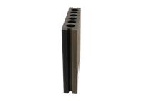 China Grey WPC Profile 57mmX32mm Wooden Flooring Profile for Environmental Decking for sale