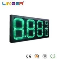 China AC 110V / 220V Gas Station Price Signs For Gas Station Viewing Distance 200 Meters for sale