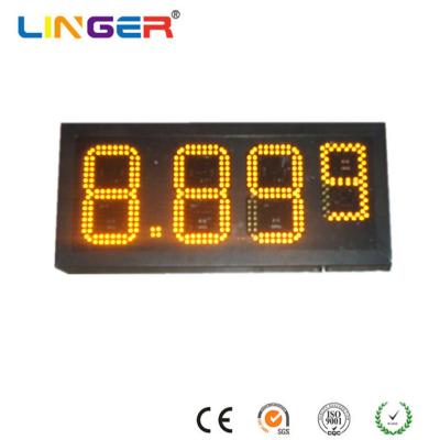 China Wireless Digital Gas Price Signs 470mhz Gas LED Signs With 8 Inch Digits for sale