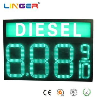 China Thickened Model High-definition Acrylic Board Led Gas Price Sign for sale