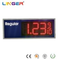 China Compact LED Gas Price Sign 10 Inch Gas LED Sign Space Saving Design for sale