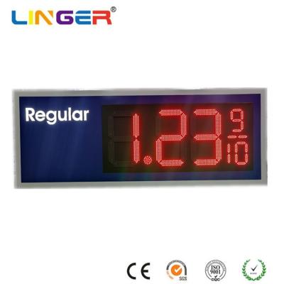 China Compact LED Gas Price Sign 10 Inch Gas LED Sign Space Saving Design for sale