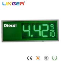 China Ultra Bright Gas Station LED Sign Customized LED Gas Price Displays Green for sale