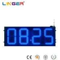China Digital Gas Station Price Signs 16 Inch LED Gas Signs With Epoxy Spray Coating for sale