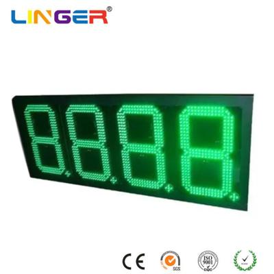 China Double Sides Fuel Station Signs Waterproof Gas Price Display Signs With Simplified Internal Wiring for sale