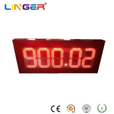 China IP67 Electronic Gas Price Sign Plug And Play Gas LED Signs With High gain Antenna for sale