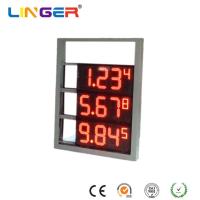 China Smart Brightness Adjusting Gas Price Displays IP67 LED Gas Price Signs With Photoresistor for sale