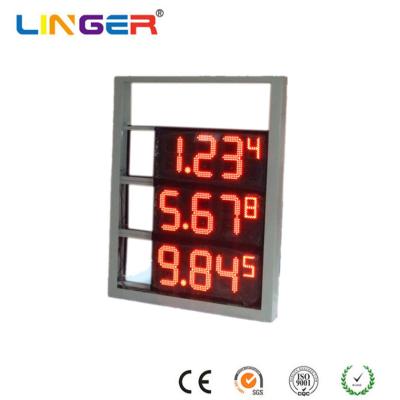 China Smart Brightness Adjusting Gas Price Displays IP67 LED Gas Price Signs With Photoresistor for sale