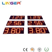 China CE / ROHS Certified Digital Gas Price Sign Weatherproof Gas Station LED Signs for sale