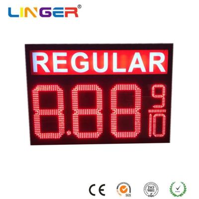 China Auto Adjusting LED Oil Price Display Industrial Grade Gas LED Signs for sale