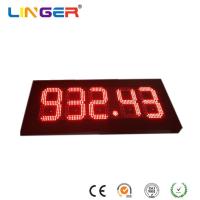 China Red Digital Gas Price Sign Outdoor LED Price Sign For Gas Station for sale