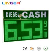China Acrylic Printing Digital LED Gas Price Sign with Free Logo Design Service for sale