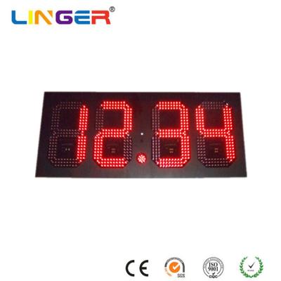 China Red LED Gas Station Signs Outdoor Gas Station LED Signs Waterproof With Professional Controller for sale