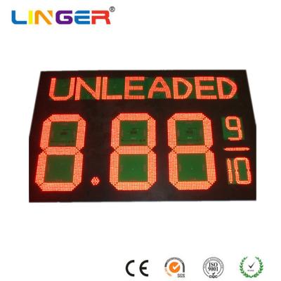 China Smart Brightness Adjustment Gas Prices Sign IP67 Gas Station LED Price Signs Outdoor for sale