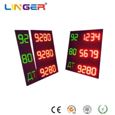 China IP67 LED Gas Station Signs OEM / ODM Digital Signs For Gas Station for sale